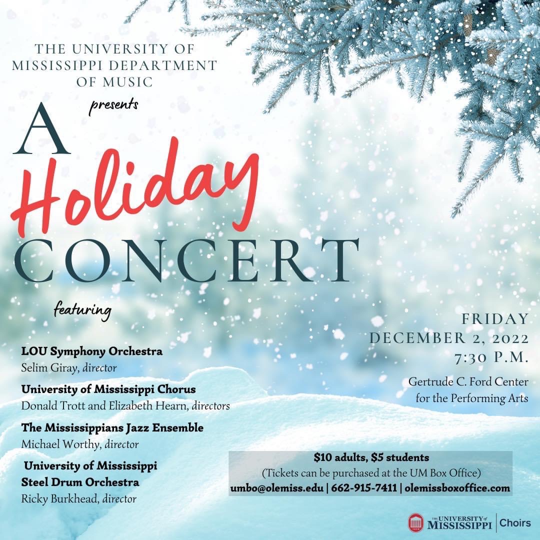 A Holiday Concert featuring UM Ensembles - Ford Center